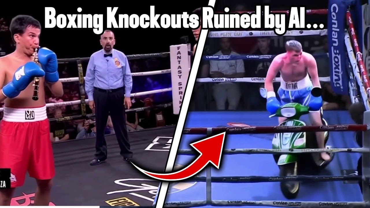 Boxing Knockouts Ruined by AI…🥊🤣 - YouTube