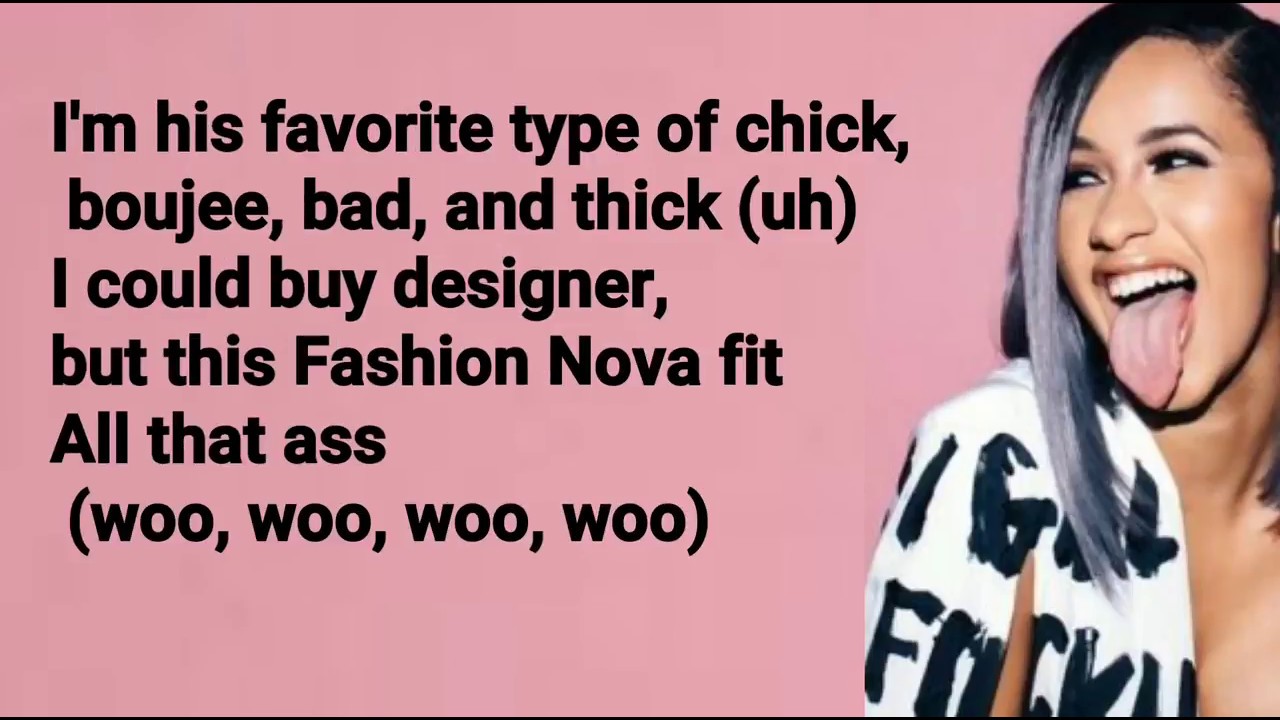 Cardi B ft:YG She Bad Lyrics - YouTube