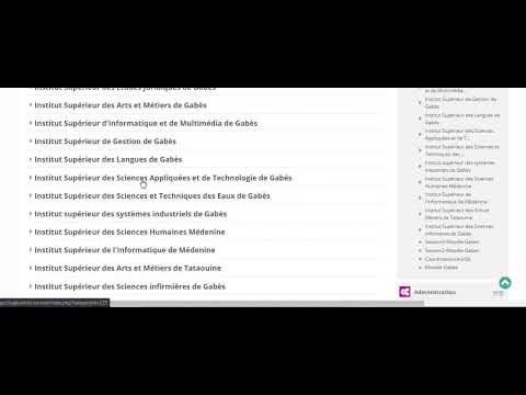 pour un étudiant: accéder à un cours de l'ISSAT Gabès dans l'UVT - YouTube