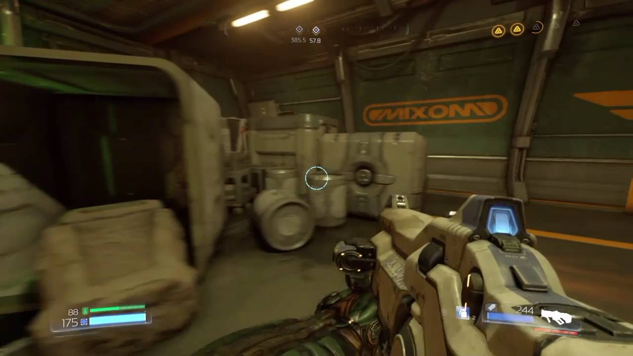 Doom 2016 Advanced Research Complex EASTER EGG - Super Turbo Turkey Puncher 3 Video Game - YouTube