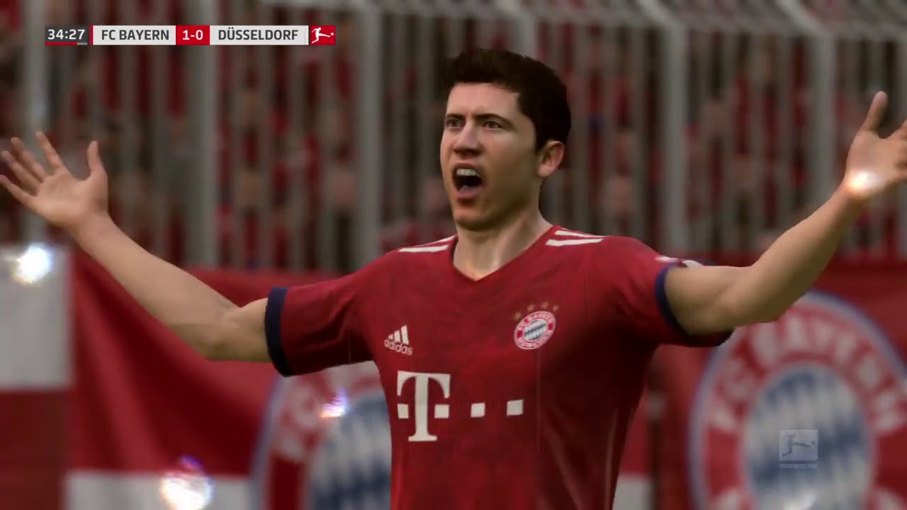 FIFA 19 Bundesliga Gameplay PS4 Fortuna v FC Bayern Munchen - YouTube