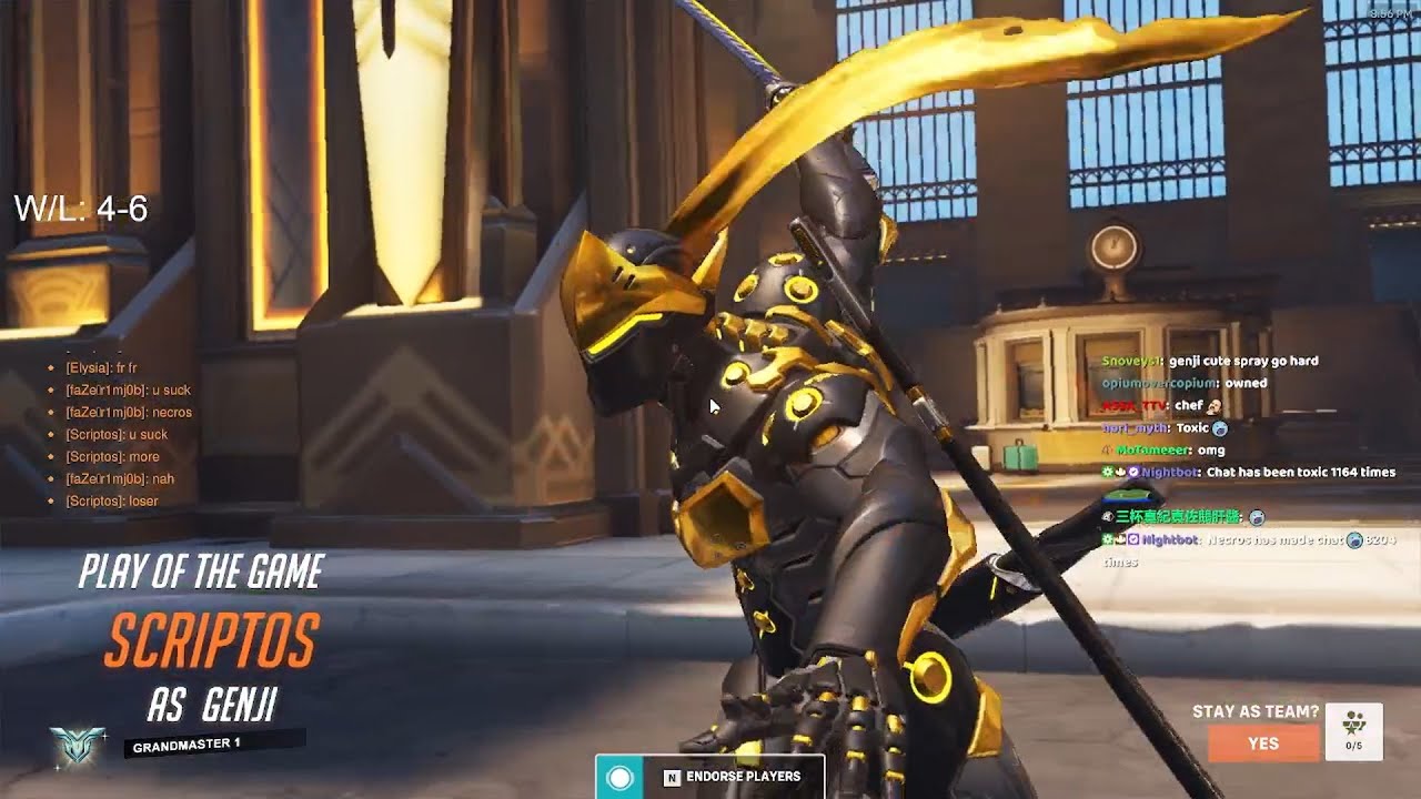 MEET THE #1 GOD OF GENJI- NECROS! INSANE TOP 500 GENJI GAMEPLAY ...