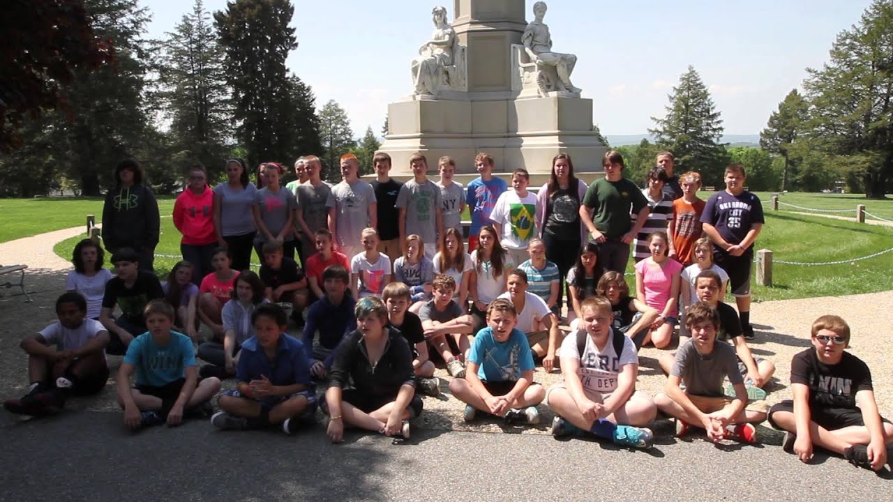 Braddock Middle School's 2014 Gettysburg Address - YouTube