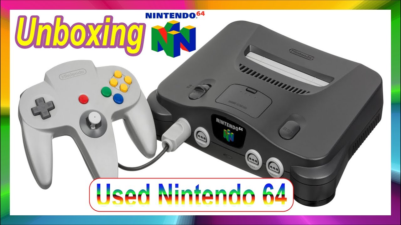 Unboxing my childhood Nintendo 64 console - YouTube