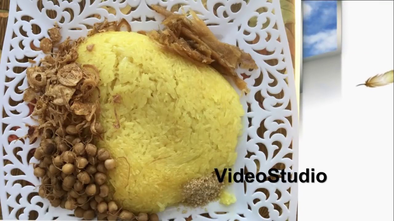 Myanmar Food Recipes ဆီထမင္း Sticky rice recipes - YouTube