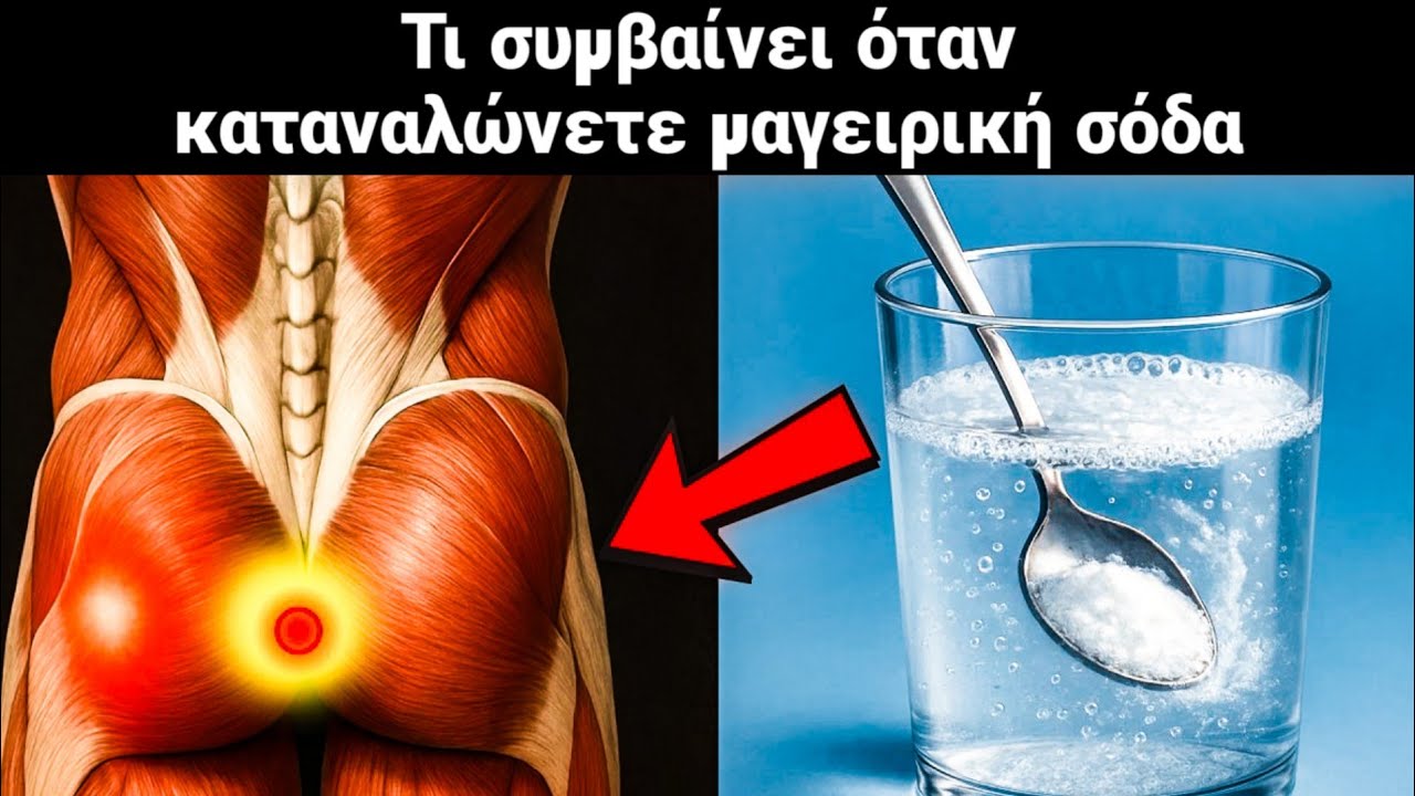 Οι γιατροί ΜΙΣΟΥΝ αυτό το κόλπο: Το νερό με μαγειρική σόδα θεραπεύει 12 ...