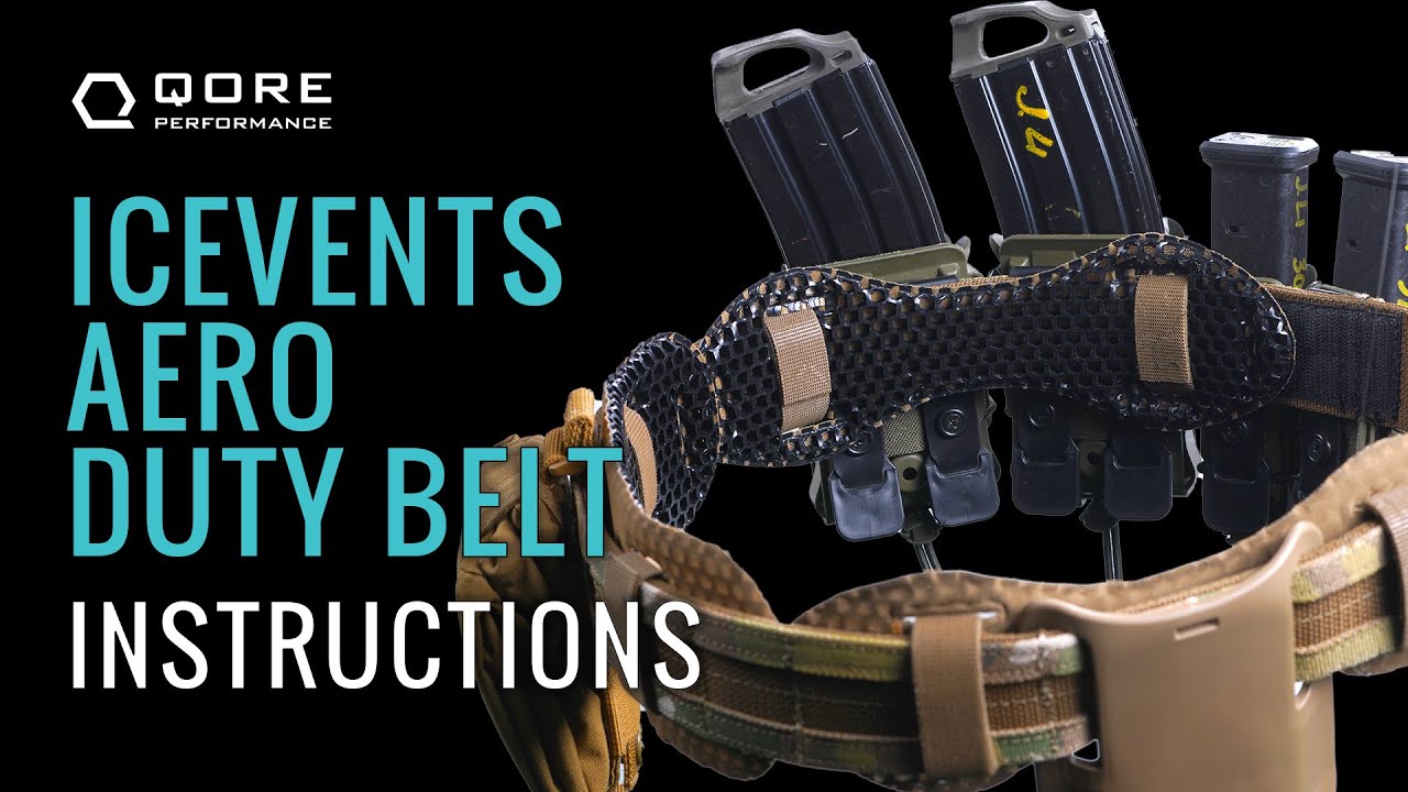 How to Set Up IceVents® Ventilated Police/SWAT Duty Belt Padding 3-Packs by Qore Performance ...