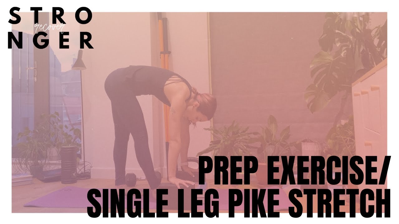 Single Leg Pike Stretch - YouTube