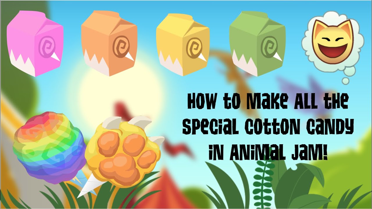 EVERY special cotton candy combo at the Summer Carnival! | Animal Jam ...