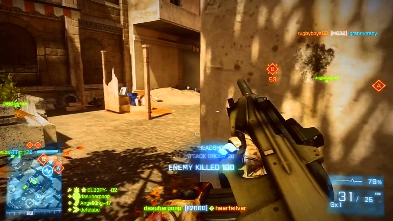 Battlefield 3: Aftermath - Live Commentary - Rush - Talah Market (BF3 ...