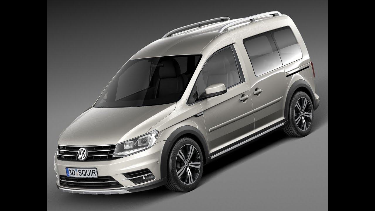 3D Model: Volkswagen Caddy Alltrack 2016 - CGriver.com - YouTube