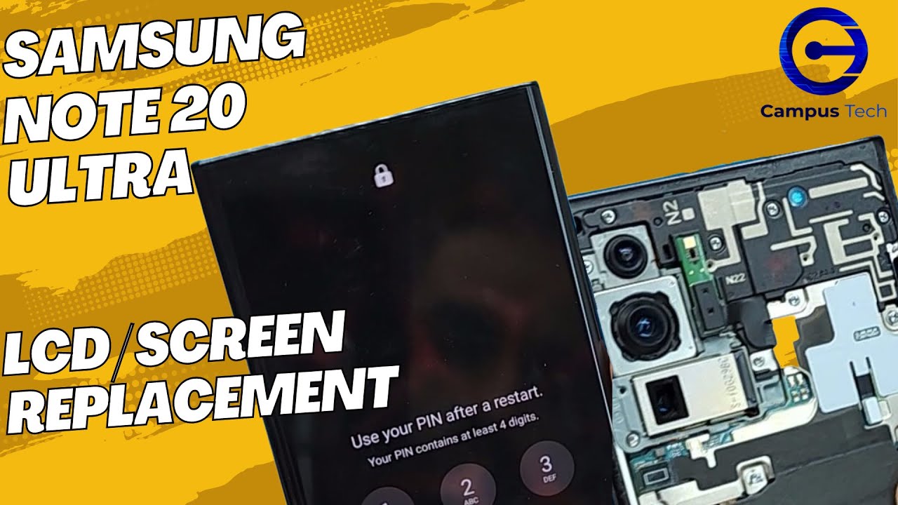 Samsung Note 20 Ultra I LCD Replacement I Screen Repair in 2023 - YouTube
