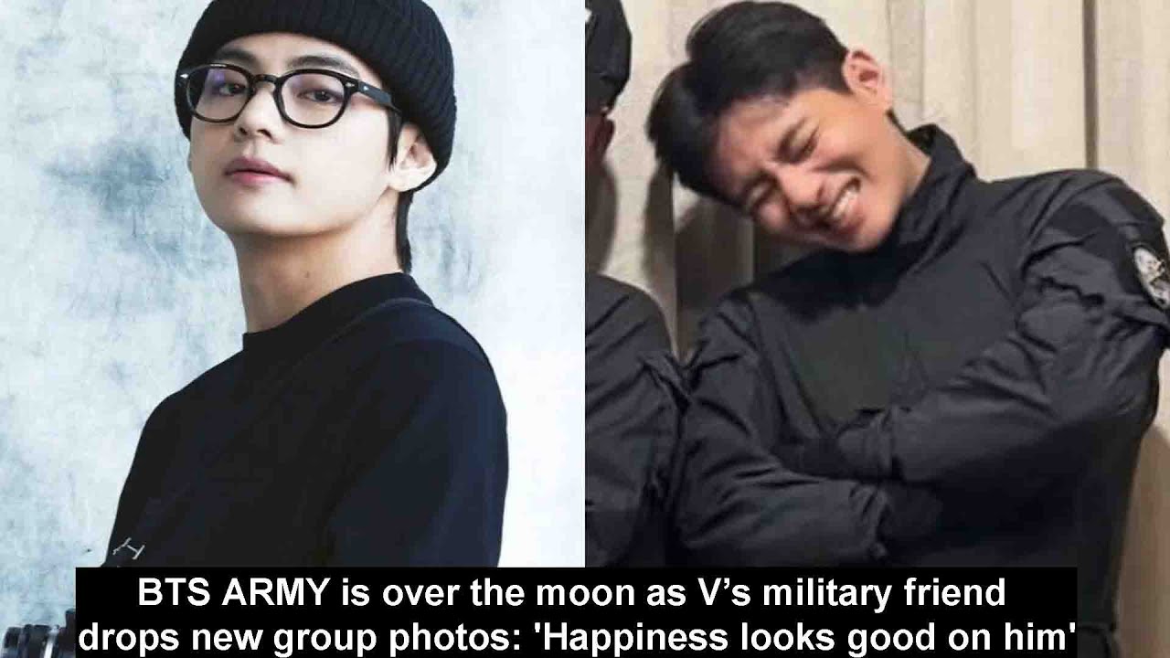 BTS ARMY is over the moon as V’s military friend drops new group photos ...