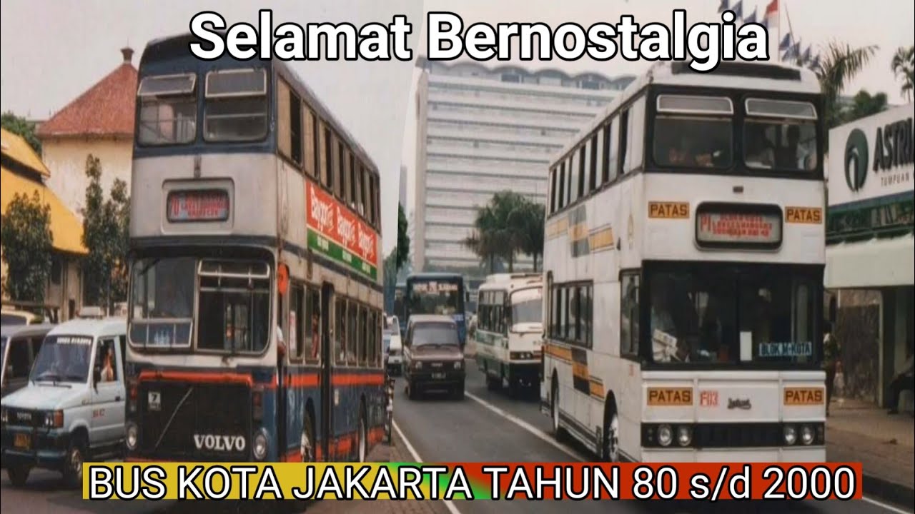 Jakarta Bus Angkutan Kota Tempo Dulu Bus Patas PPD - YouTube
