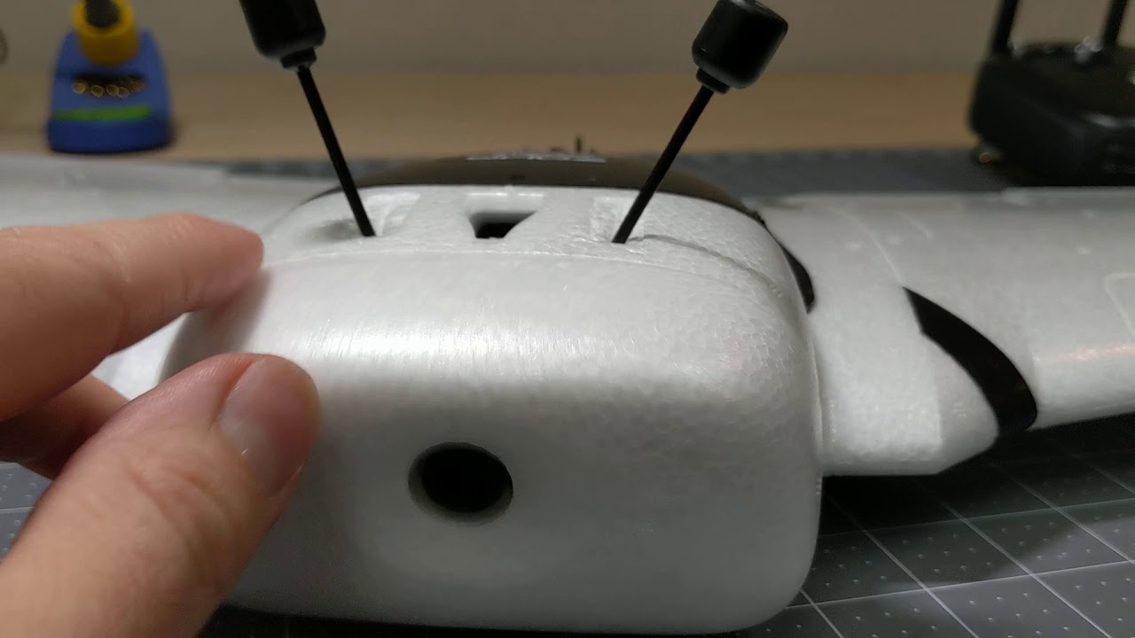 DJI FPV System install ZOHD Orbit wing iNAV matek F411 wse - YouTube