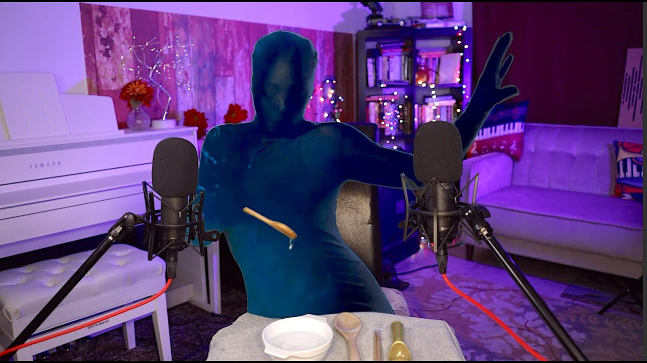 ASMR 💚 💫 STARRY CREATURE FROM THE OCEAN 💫 WATER SOUNDS 💫 HYPNOTIZING ...