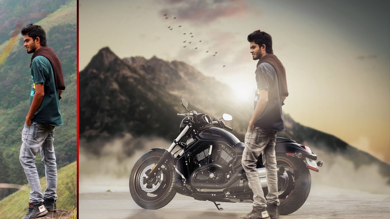 Fantasy Bike Photo Manipulation with Soft Light Effect | Photoshop CC ...