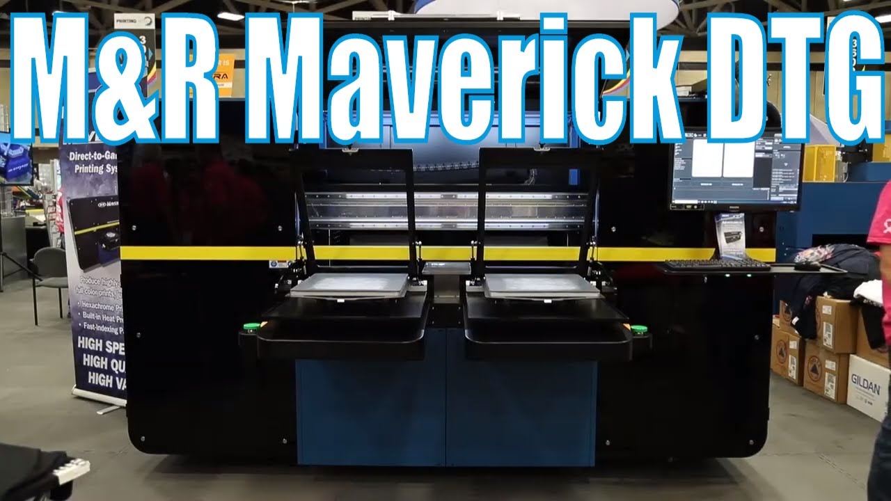 M&R Maverick High-Speed DTG | Direct to Garment Printing - YouTube