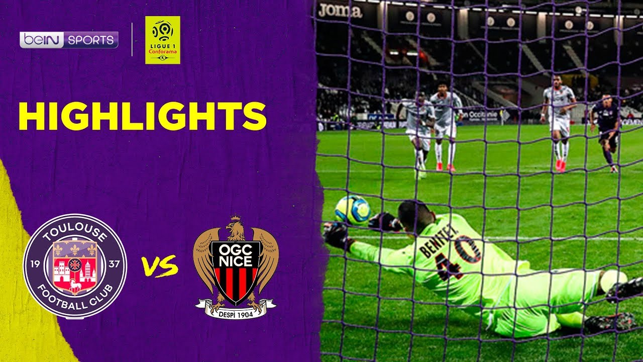 Toulouse 0-2 Nice| Ligue 1 19/20 Match Highlights - YouTube