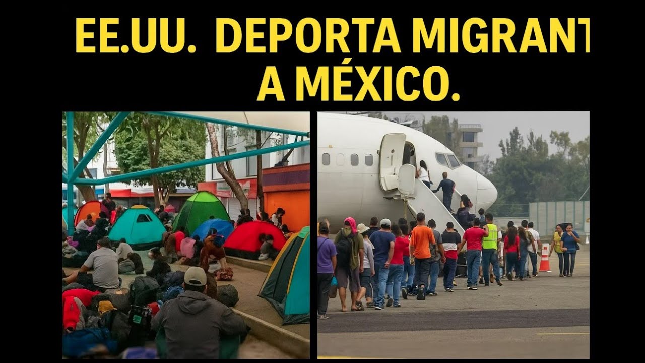 EE UU DEPORTA MIGRANTES CUBANOS Y VENEZOLANOS A MÉXICO - YouTube
