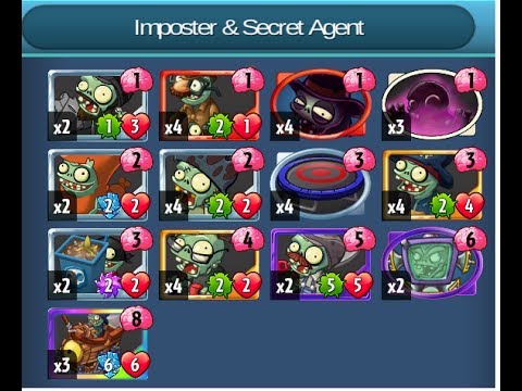 Plants vs Zombies Heroes - Captain Hack vs Friends | The Imposter & Secret Agent