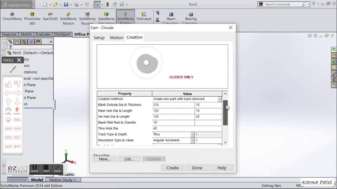 Solidworks: CAM Design TUTORIAL in 5min - YouTube