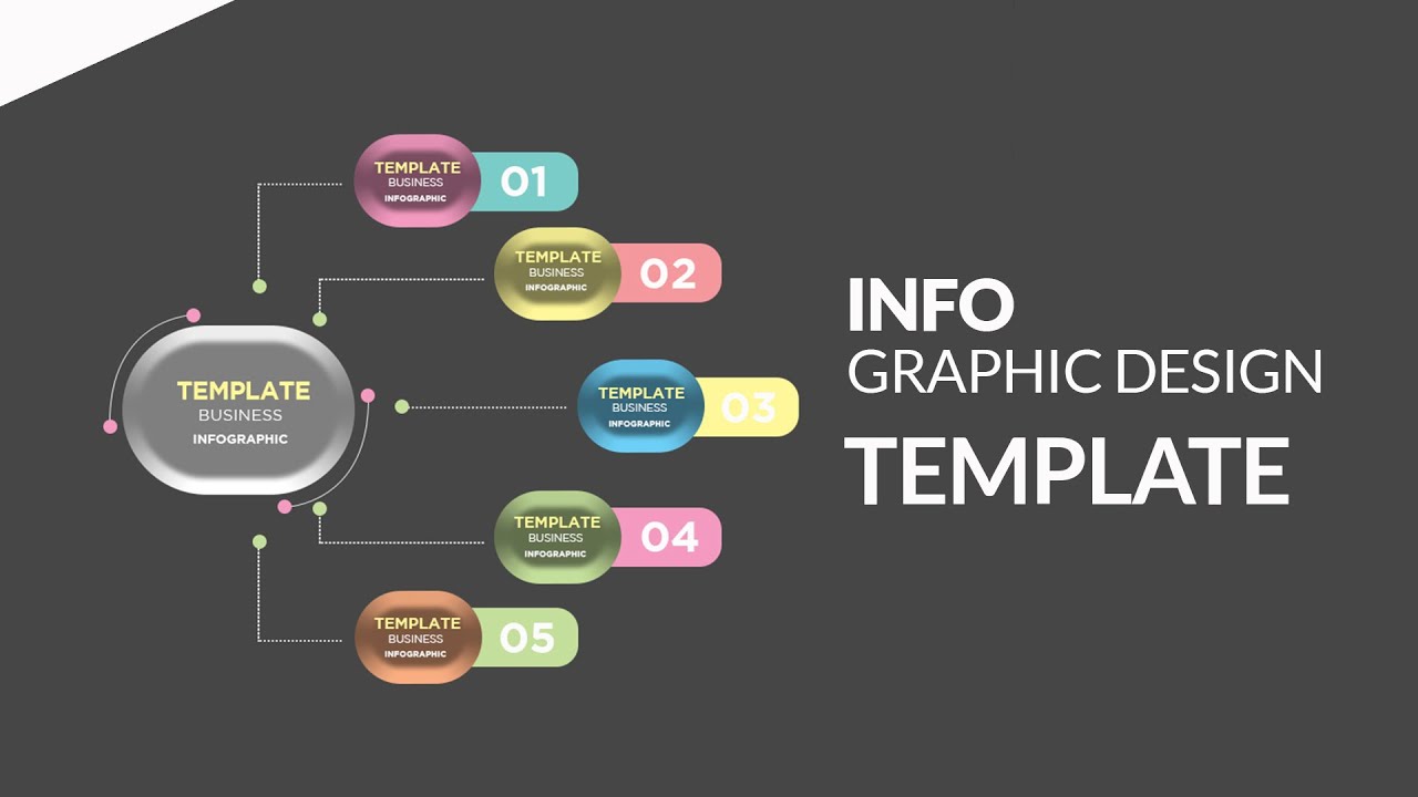 InfoGraphic Template Design | Adobe Photoshop CC - YouTube