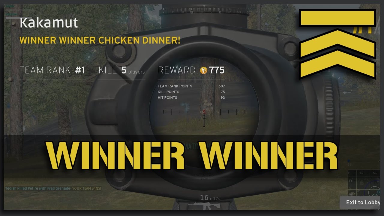 Winner Winner - PUBG Match Win - YouTube