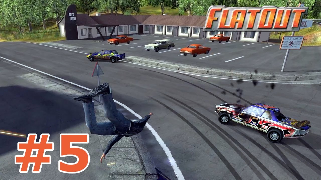 Megtaláltam a kedvenc és a leggyűlöltebb pályámat is - FlatOut #5 - YouTube