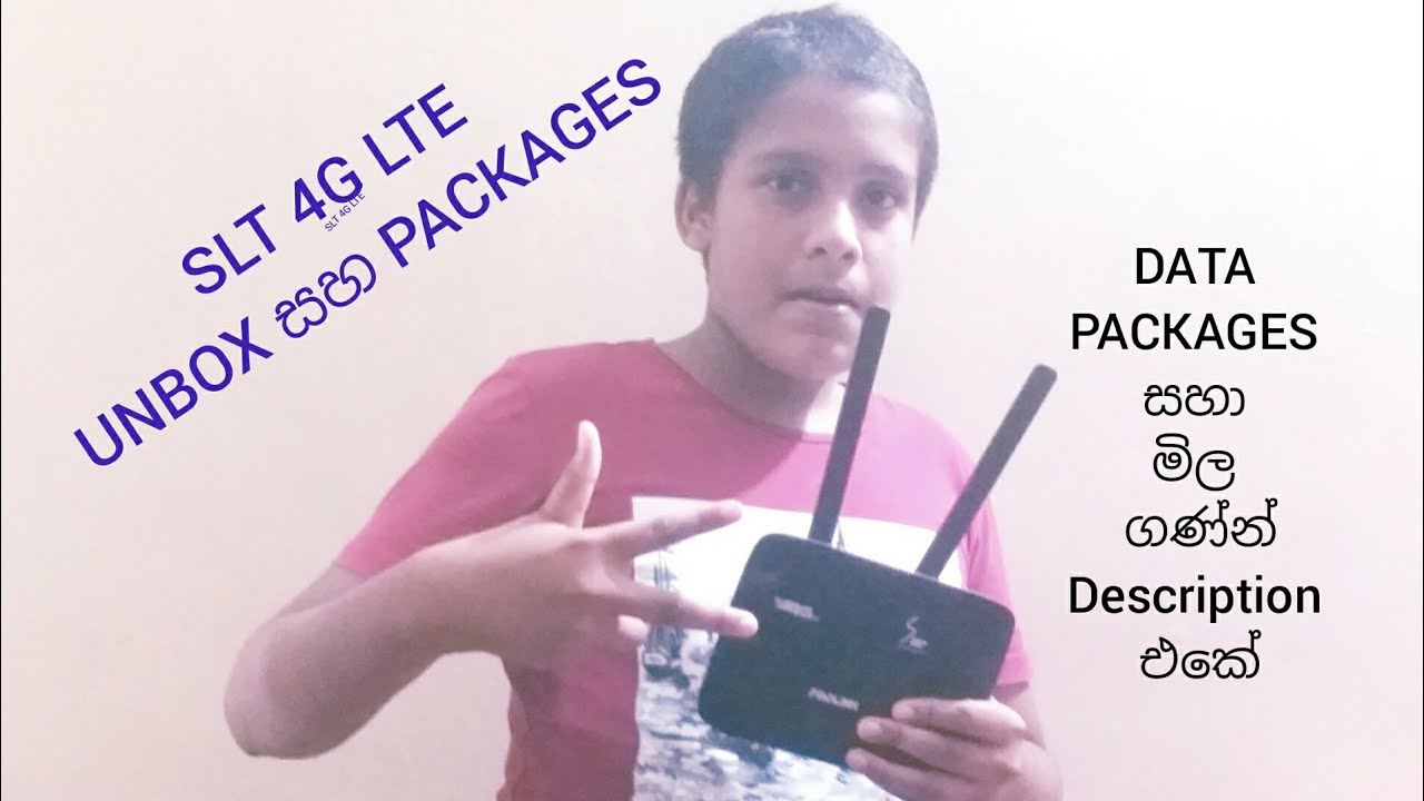 SLT 4G LTE WIFI ROUTER UNBOXING AND REVEIW PRN3005L (2020) PROLINK ...