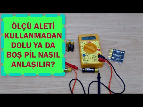 Boş ve Dolu Pil Nasıl Anlaşılır?