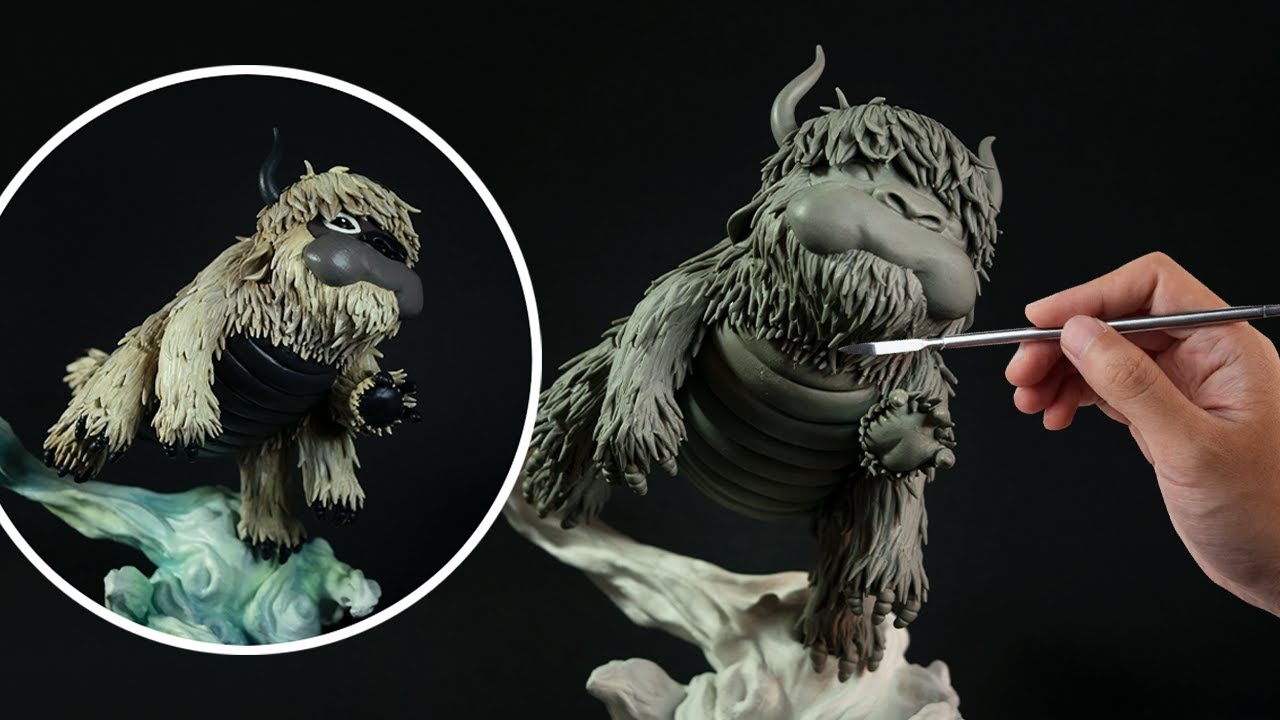 Sculpting APPA | AVATAR: The Last Airbender | Clay Art - YouTube