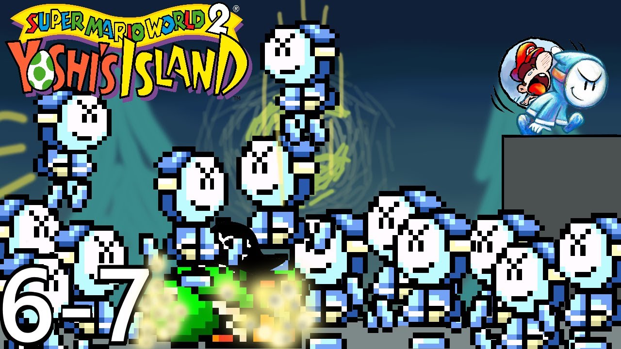 Pirate Yoshi Crushes Bandits - Let's Play Yoshi's Island 6-7 (Tos ...