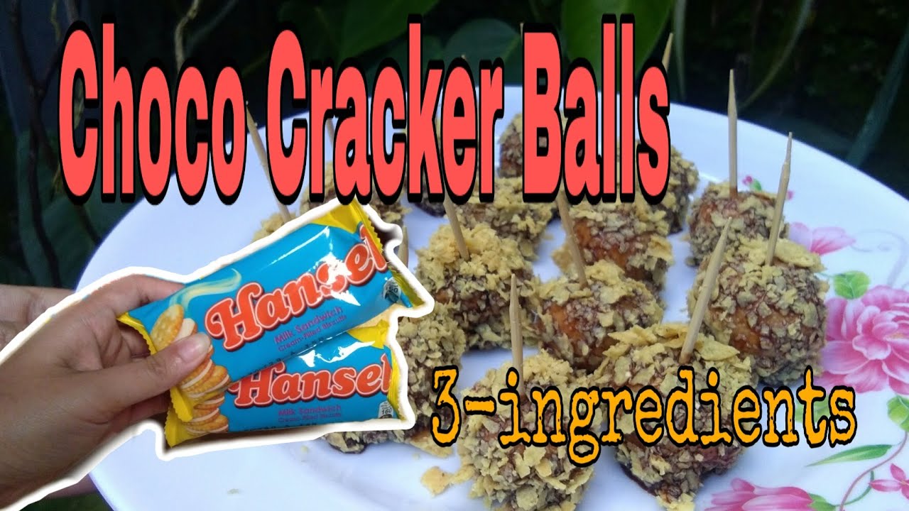 CHOCO CRACKER BALLS | PANGNEGOSYO | DESSERT IDEA | 3-INGREDIENTS ...