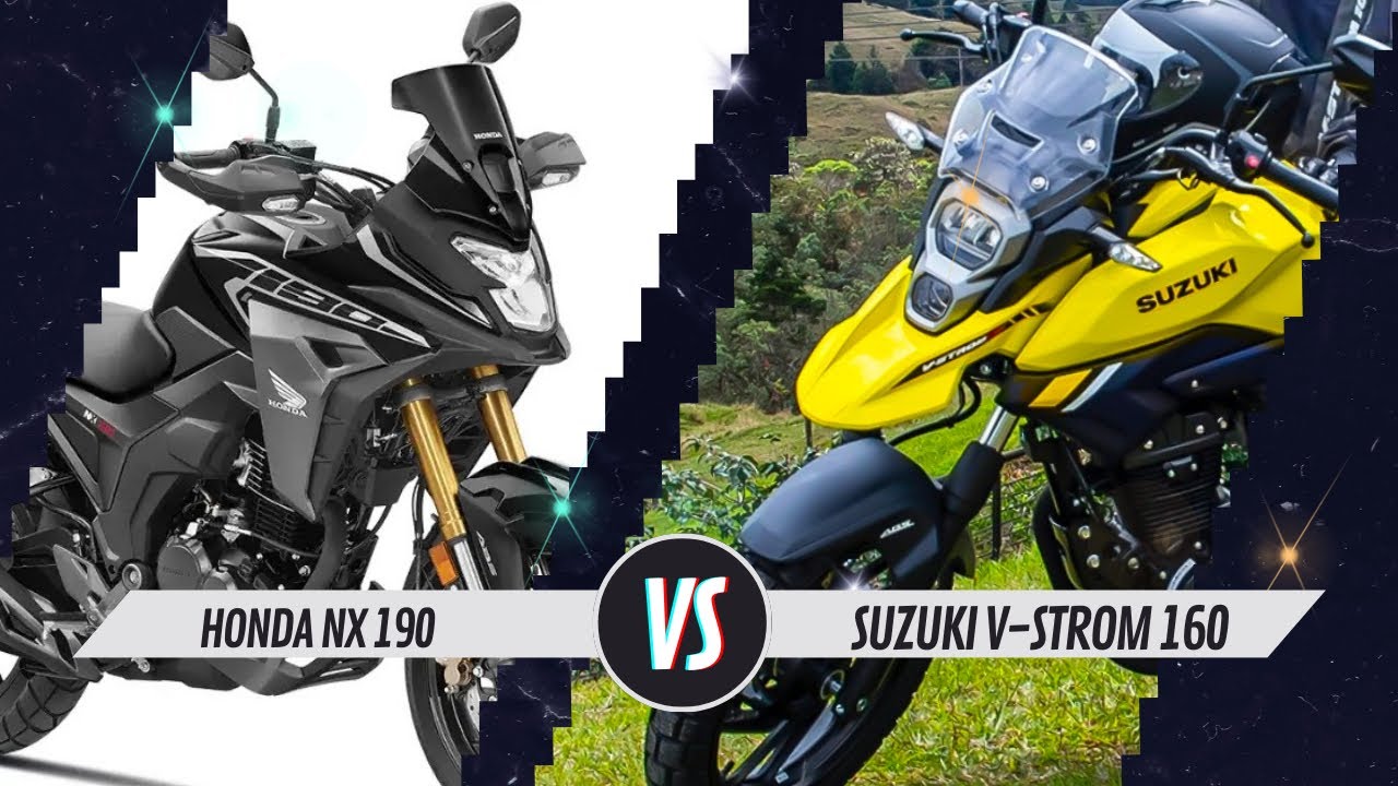 Suzuki V-Strom 160 Vs Honda Nx 190🤯 DUELO de Titanes, con cual me quedo ...