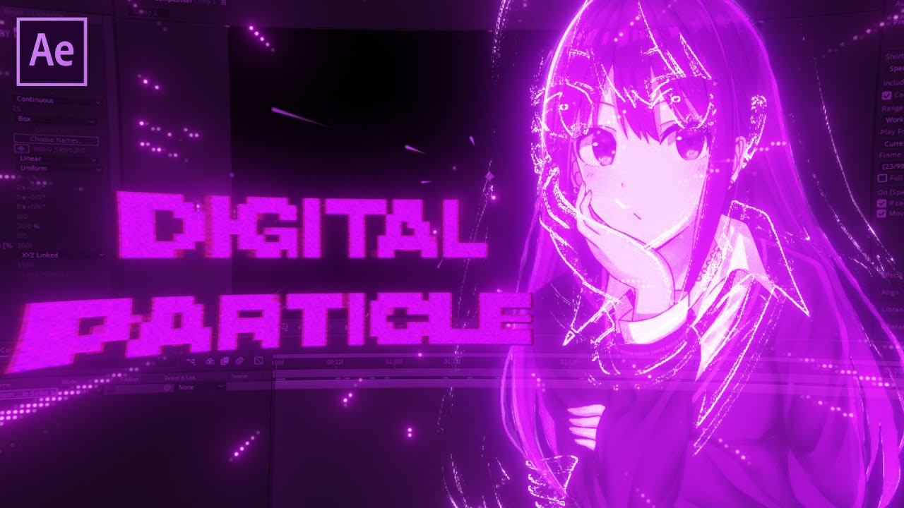 Digital / Glitch Particle | After Effects AMV Tutorial - YouTube