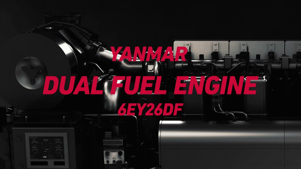 Yanmar Dual Fuel Engine 6EY26DF - YouTube