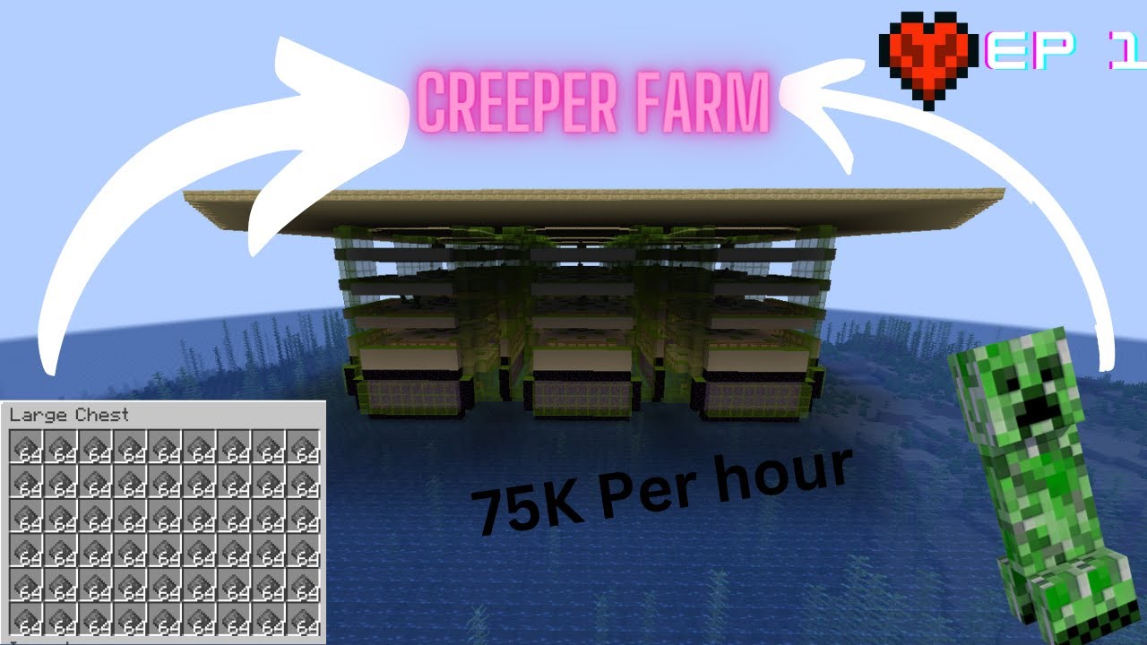 Over powered Creeper Farm Ep 1 - YouTube