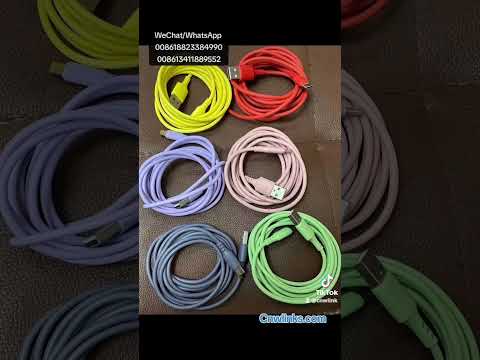 USB Macaron Data Cable Package, 1, 1.5 and 2 metres Android iPhone ...