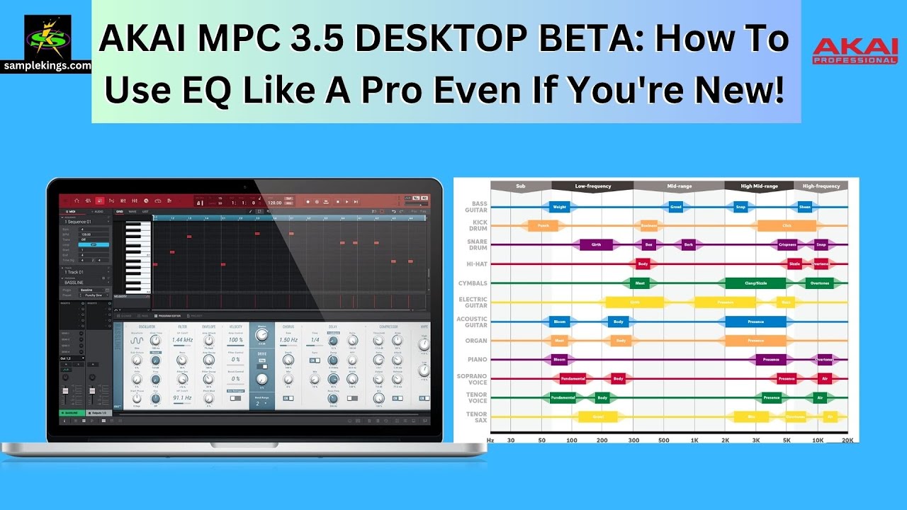 AKAI MPC 3.5 DESKTOP BETA: How To Use EQ Like A Pro Even If You're New ...
