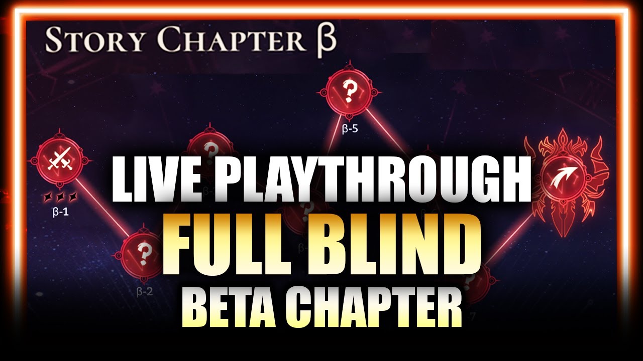 BETA CHAPTER Anniversary FULL WALKTHROUGH Event Stages - Blind ...