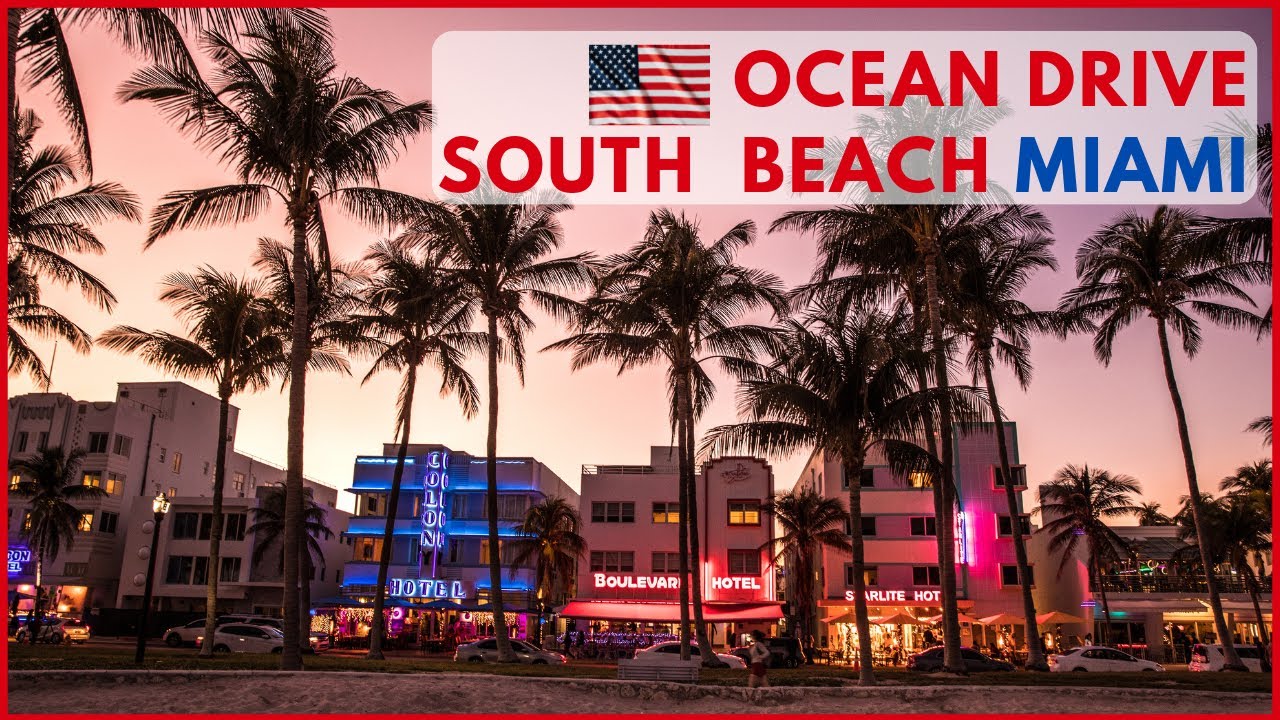 Ocean Drive (South Beach), la strada più famosa di Miami - YouTube