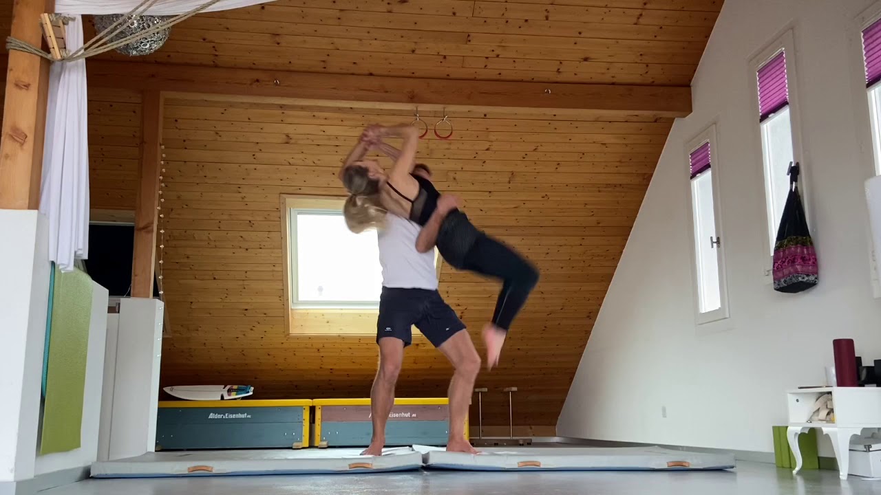 Assisted Back Flip, Acrorhythms Coaching 3 - YouTube