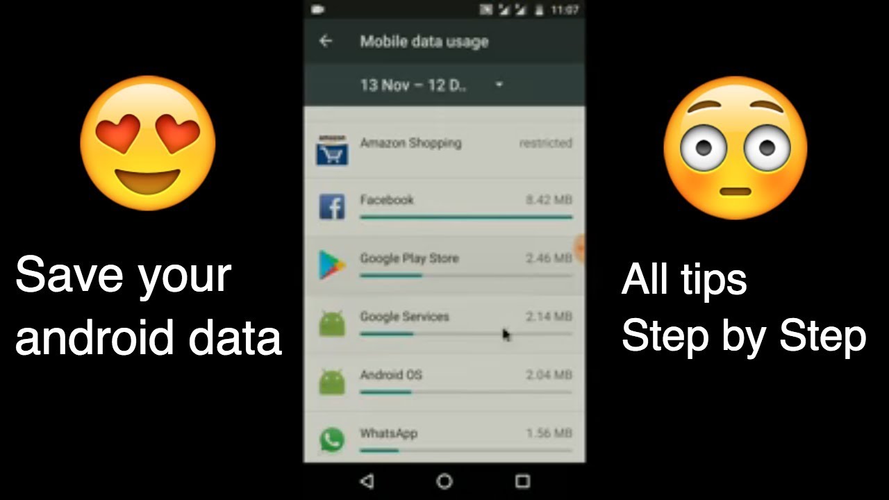 how to save your mobile data in android made easy || save your data ...