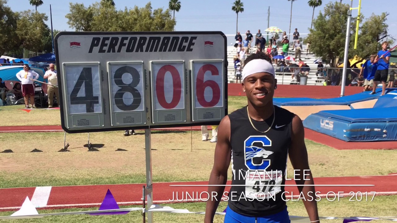 Imani Lee- Triple Jump 2016 Season - YouTube