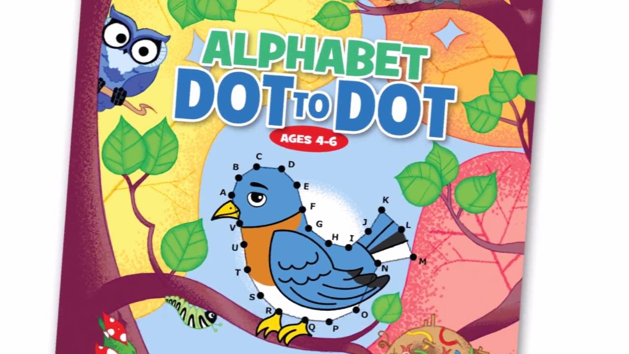 Alphabet Practice Dot to Dot Book - YouTube