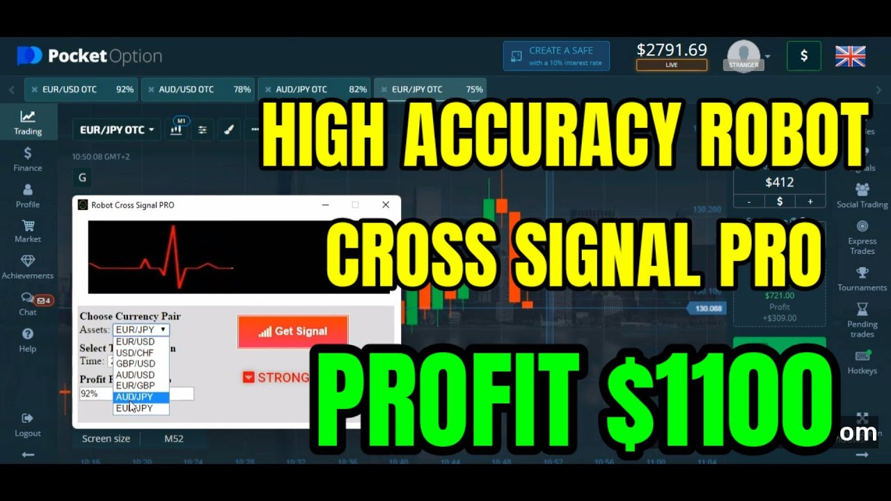 High Accuracy Robot Cross Signal Pro - Profit $1100 on Real Account ...