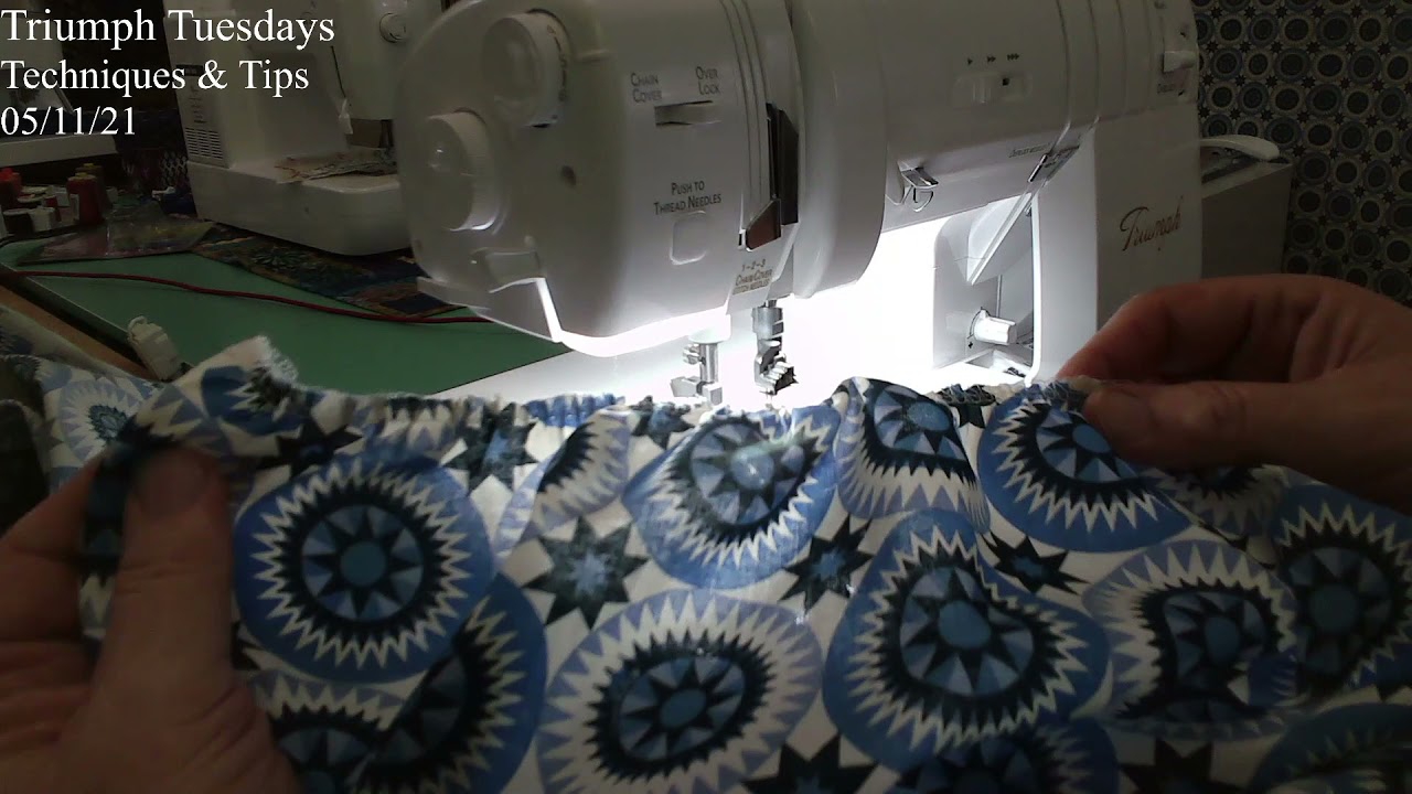 Using the Ruffling Foot on the Baby Lock Triumph with Richard Tharp ...