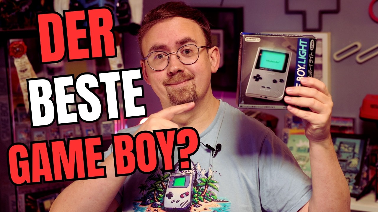 Der beste originale klassische Game Boy? Der Game Boy Light! - YouTube