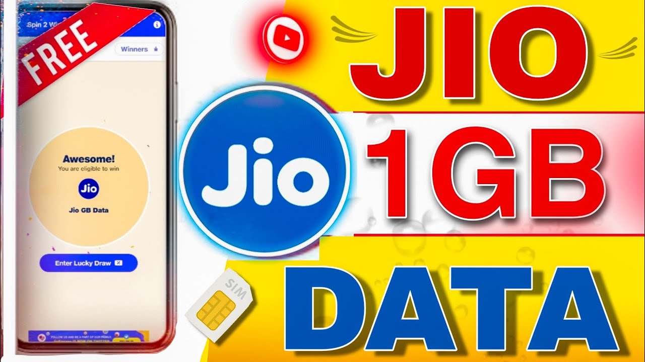 1GB FREE मिलेगा jio free data |My jio app se free data kaise le | मजे ...